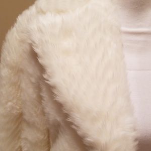 Moda International | Jackets & Coats | Ivory Faux Fur Coat By Victorias ...
